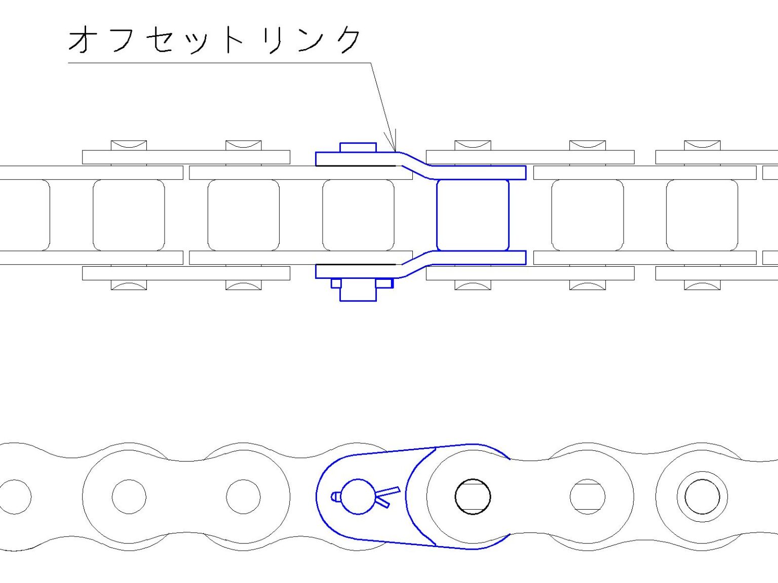 【チェーン】ジョイントリンクとオフセットリンクの選定ポイント【継手リンク】【半コマ】 – 機械設計Map