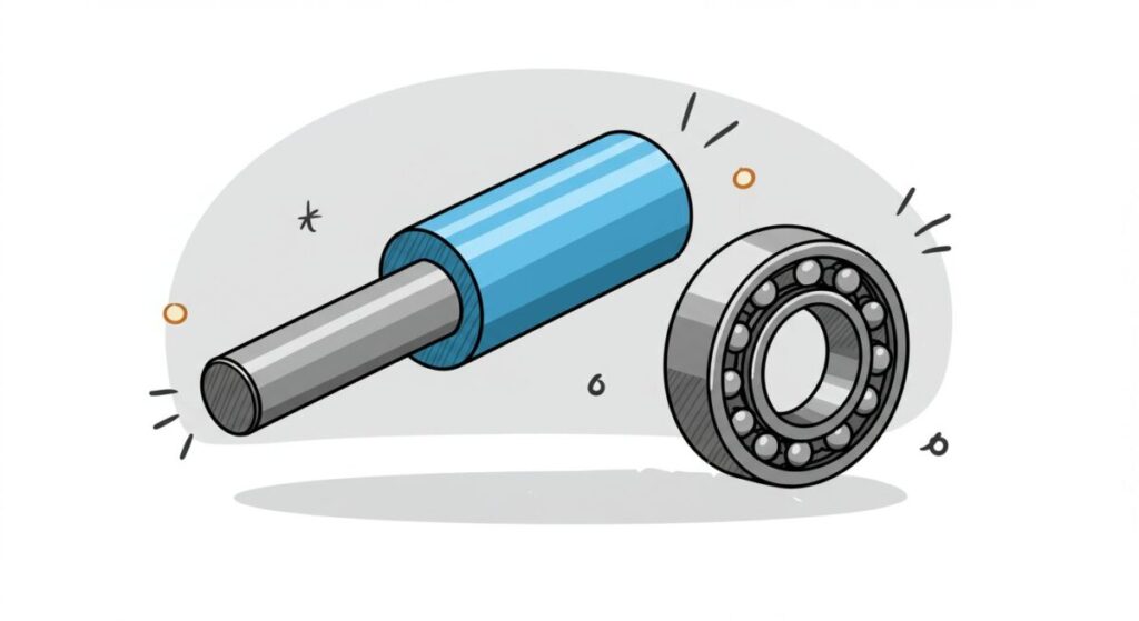 シャフト・ベアリングに使われるSUJ2ってどんな材質？【高周波焼入れ】 – 機械設計Map