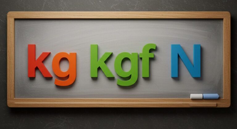 力の単位「kgf」と「N」、質量の「kg」の違いを機械設計の視点でわかりやすく解説 – 機械設計Map